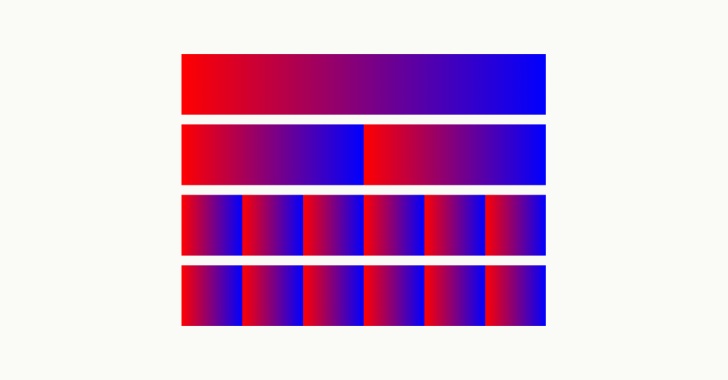 Repeating-Linear-Gradient()を使用してグラデーションを繰り返し表示する